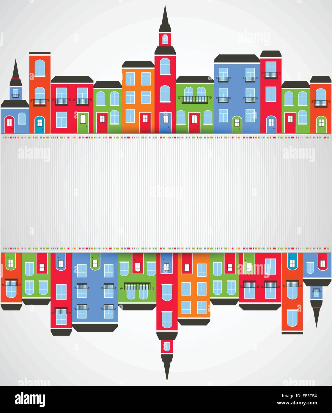 Color city background. Vector Stock Vector Image & Art - Alamy