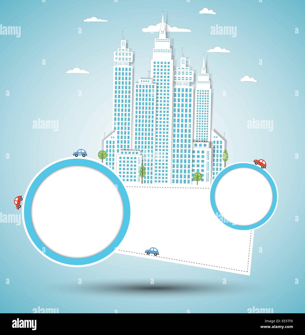 Modern city background. Vector Stock Vector Image & Art - Alamy