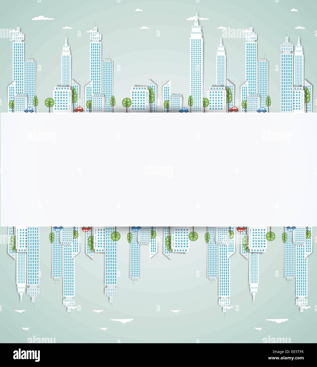 Modern city background. Vector Stock Vector Image & Art - Alamy