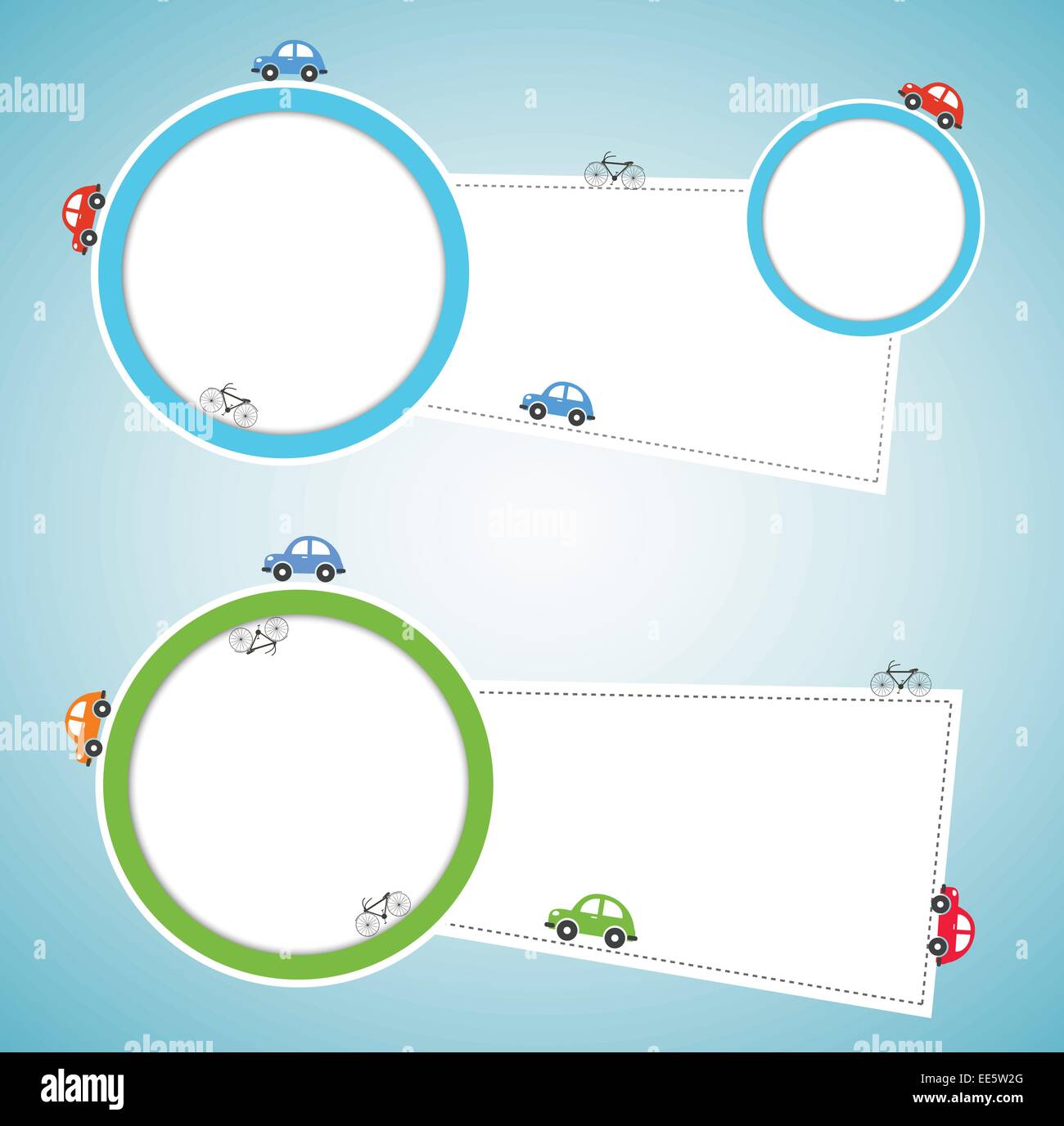 Abstract background with color cars. Vector Stock Vector Image & Art ...