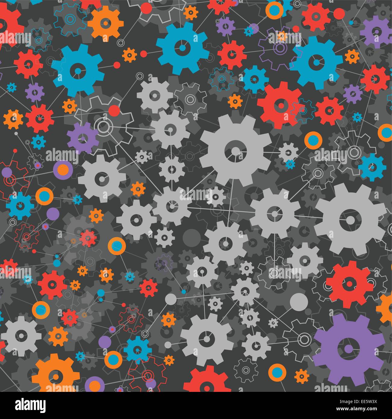 Cogwheel background Stock Vector Images - Alamy