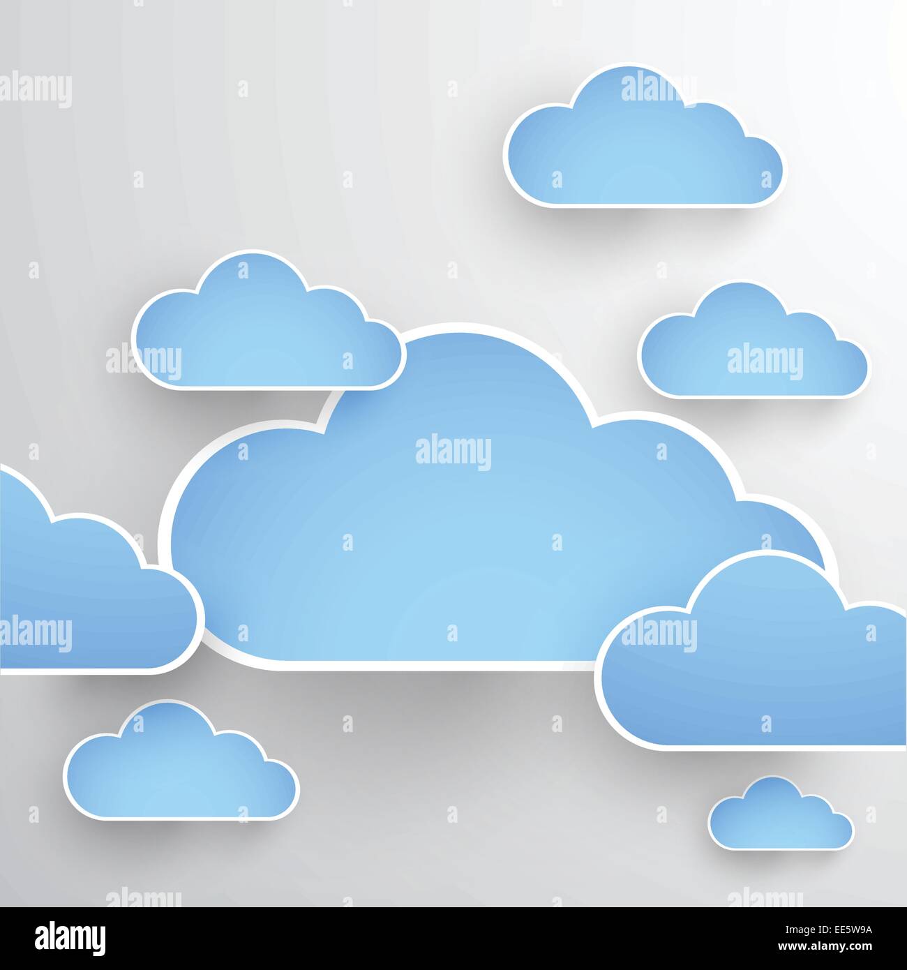 Cloud theme vector background. Eps 10 Stock Vector Image & Art - Alamy