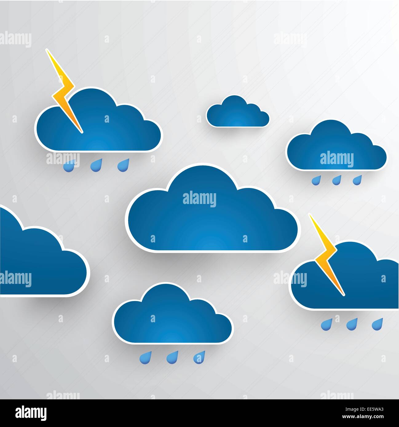 Cloud theme vector background. Bad weather.Eps 10 Stock Vector Image ...