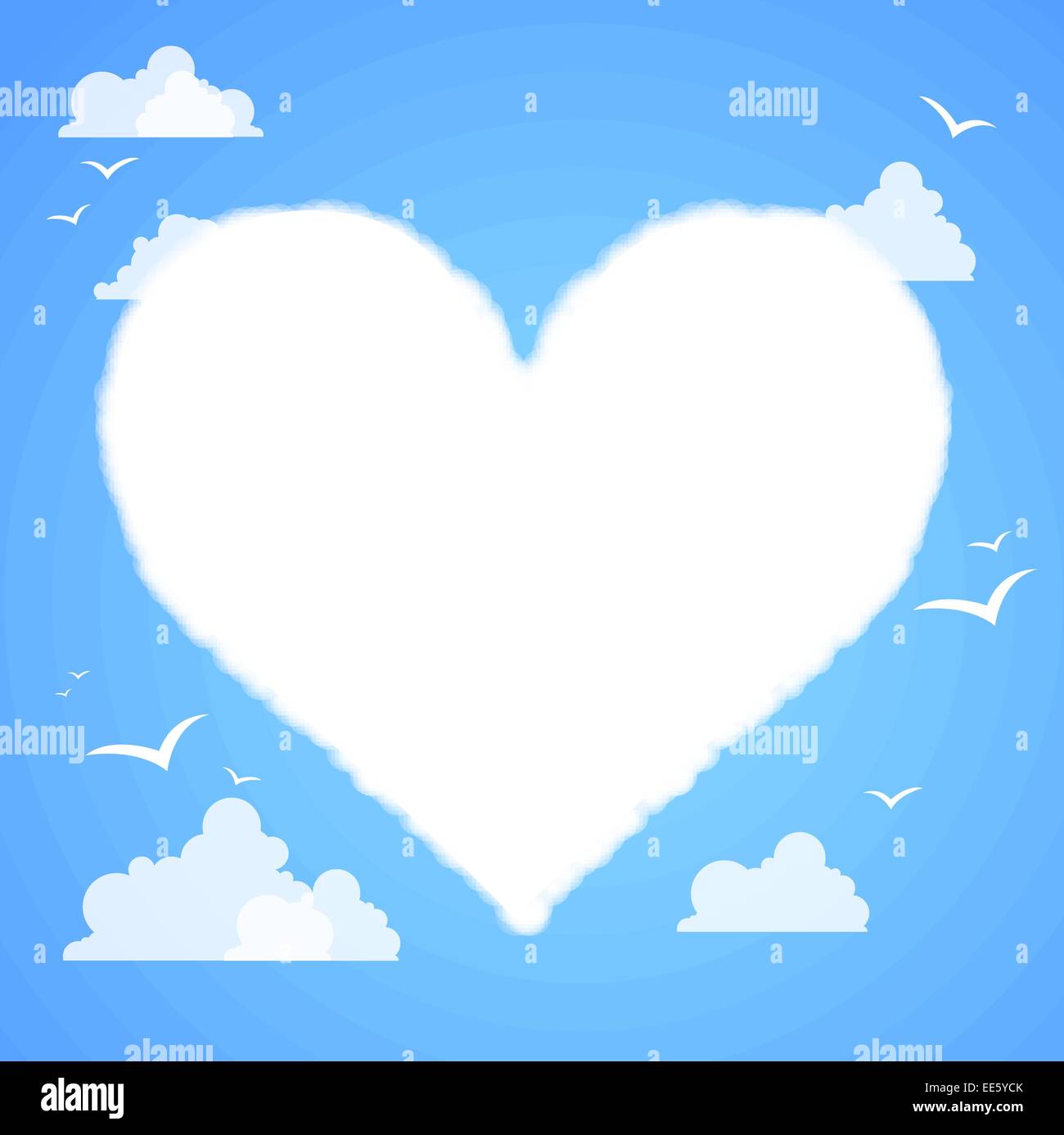 Sky clouds above heaven Stock Vector Images - Alamy