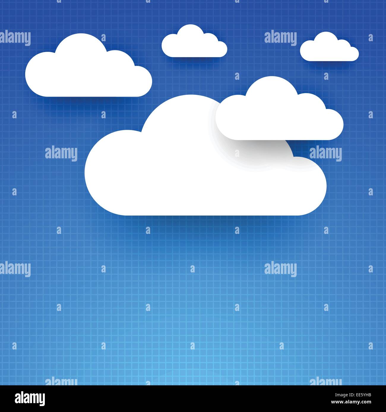 Cloud theme vector background. Eps 10 Stock Vector Image & Art - Alamy