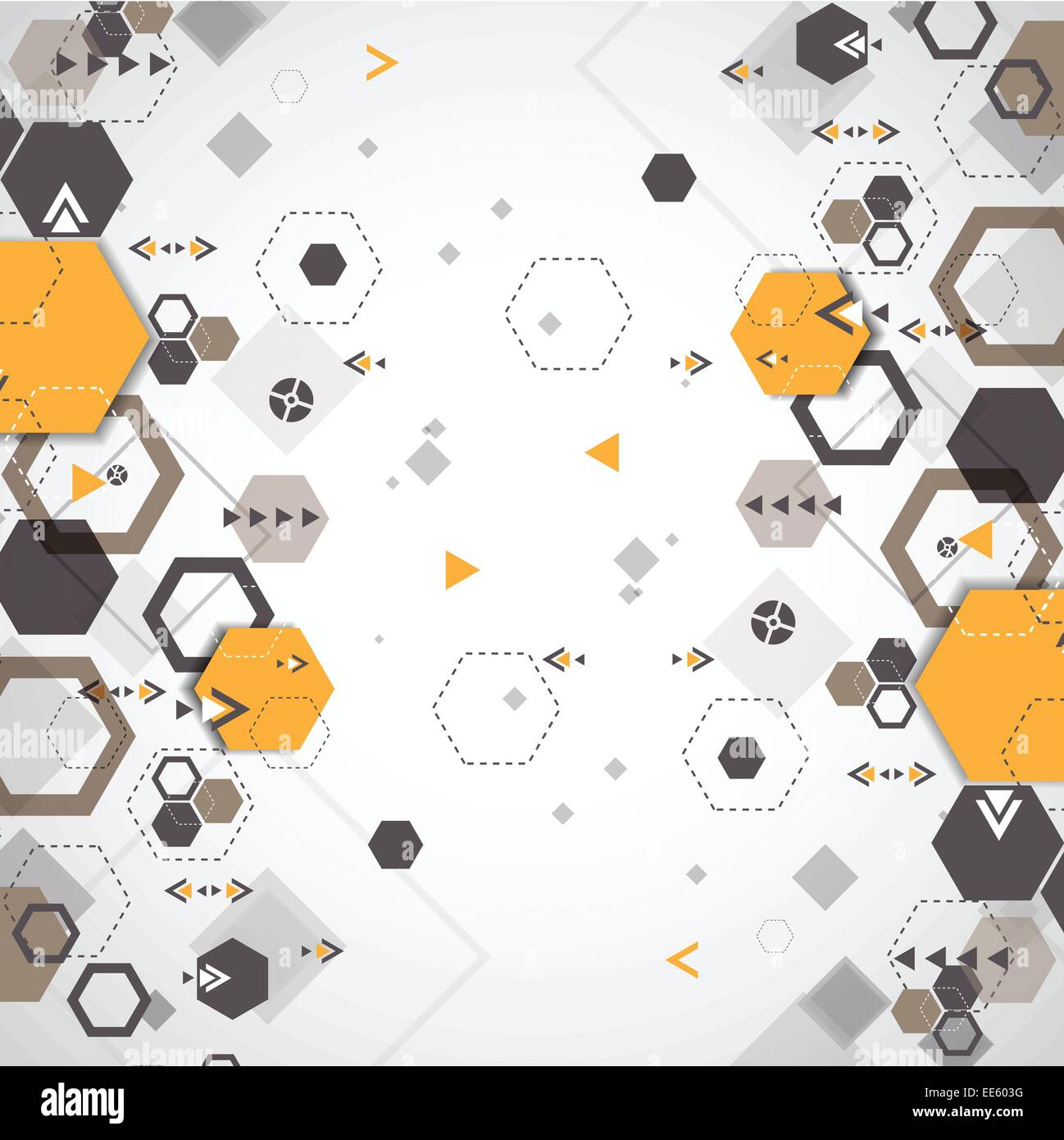 Abstract background with hexagonal shapes Stock Vector Image & Art - Alamy