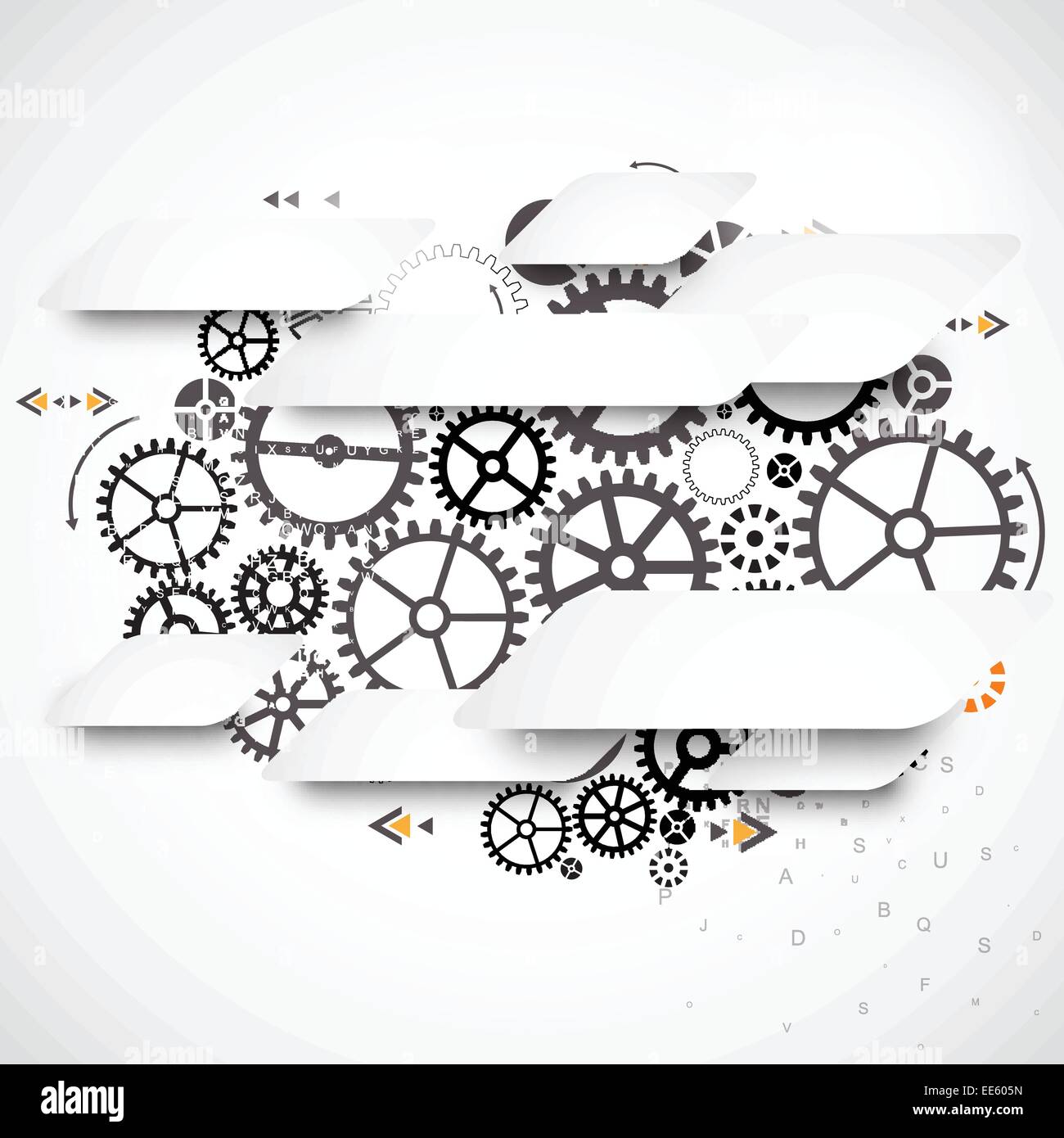 Abstract technology background. Cog wheel theme Stock Vector Image ...