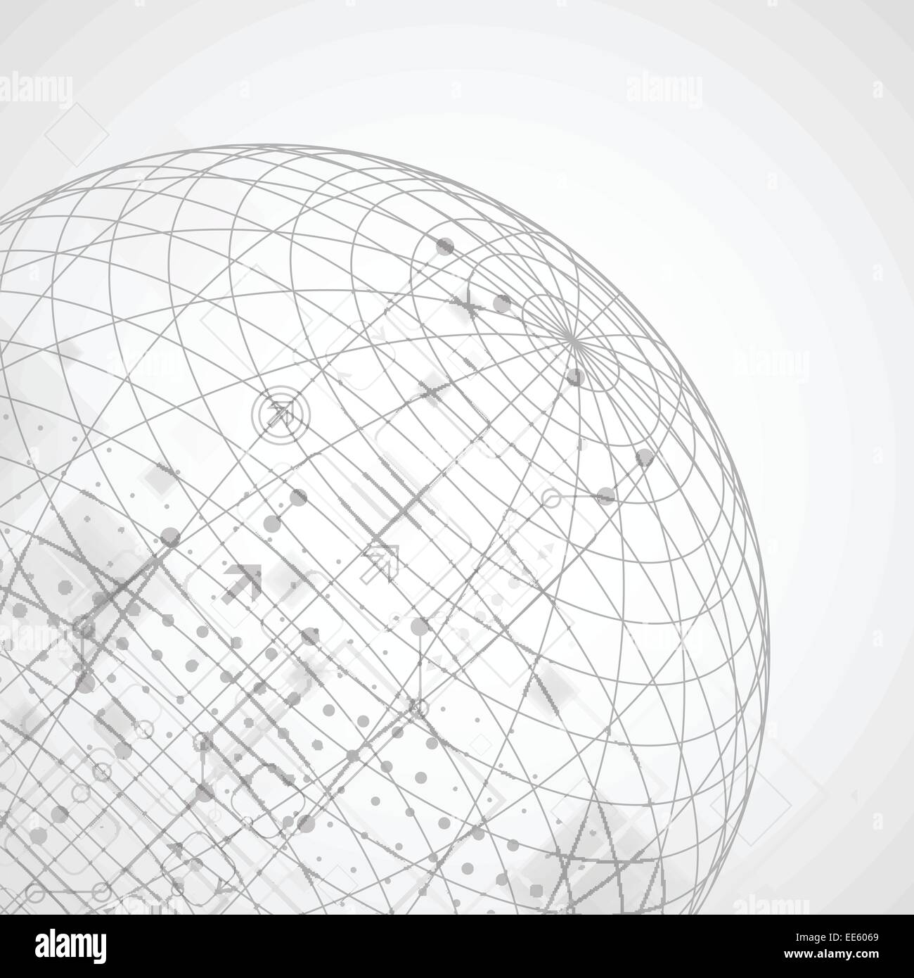 Globe circuit board hi-res stock photography and images - Alamy