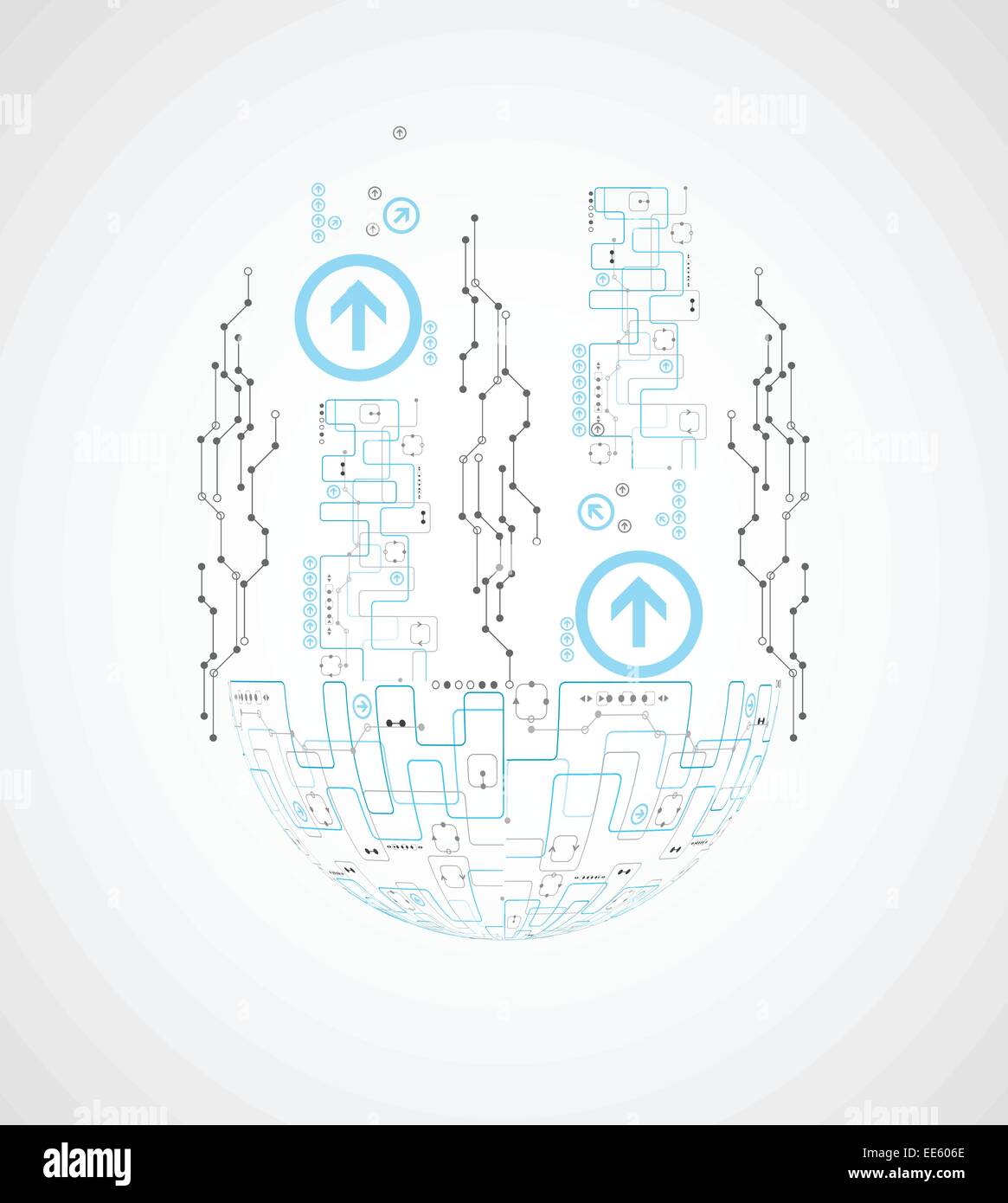 Abstract technology sphere Stock Vector Image & Art - Alamy