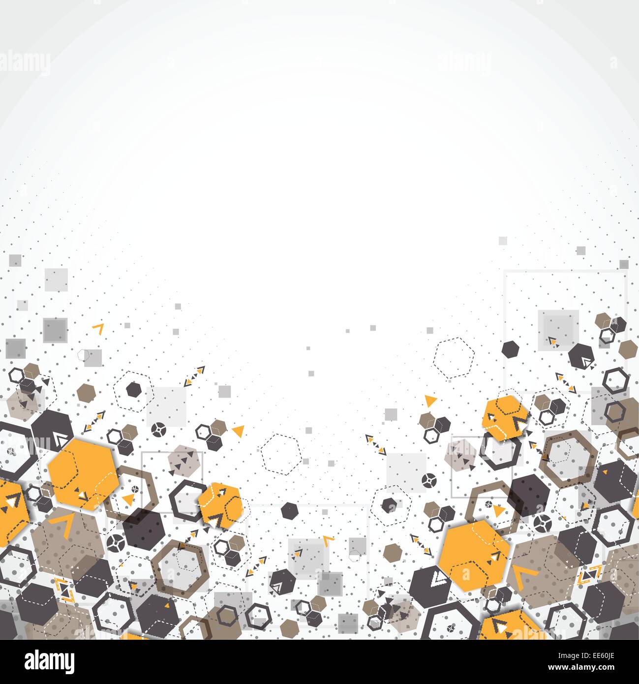 Abstract background with hexagonal shapes Stock Vector Image & Art - Alamy