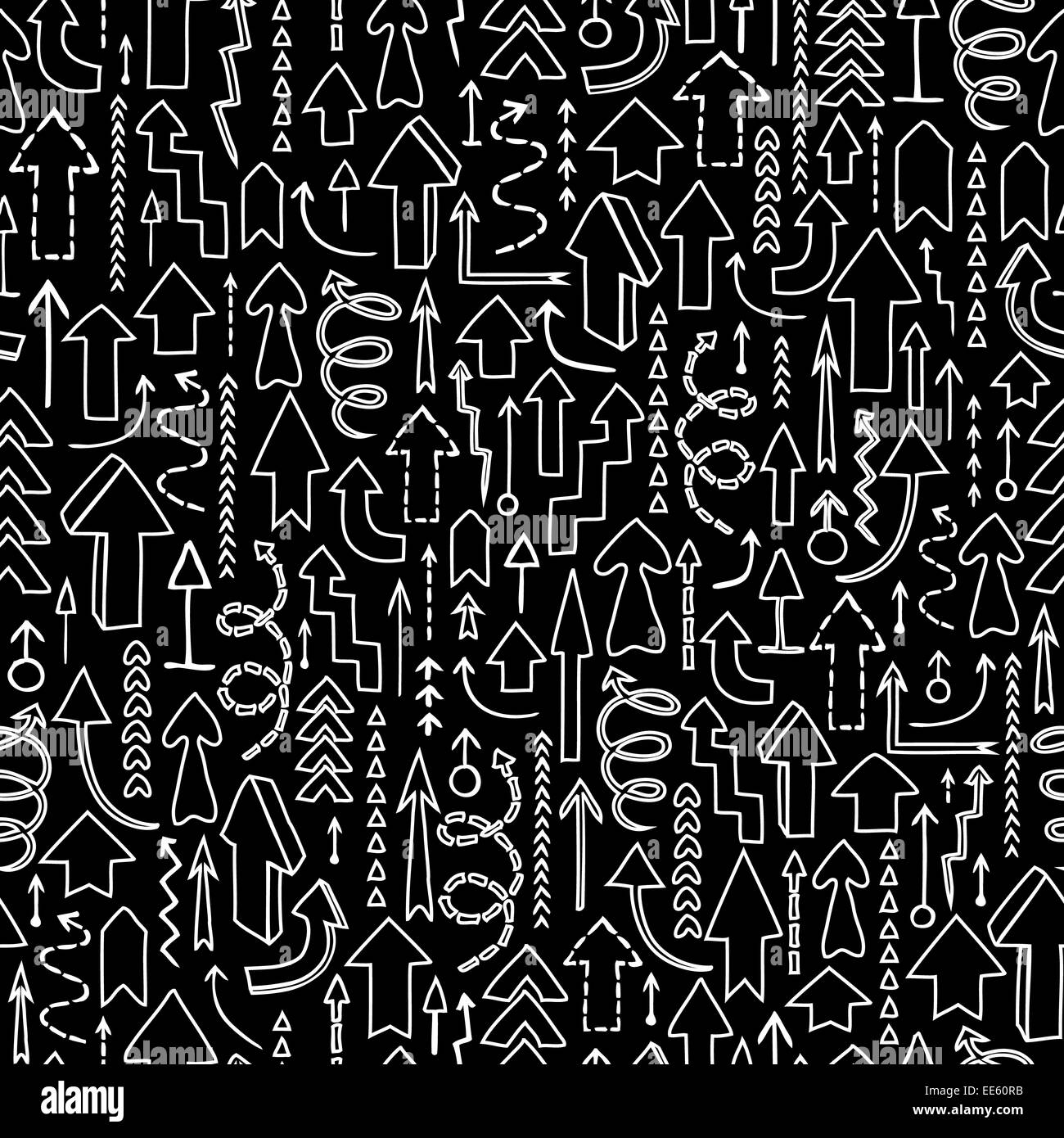 Seamless background of arrows Stock Photo - Alamy