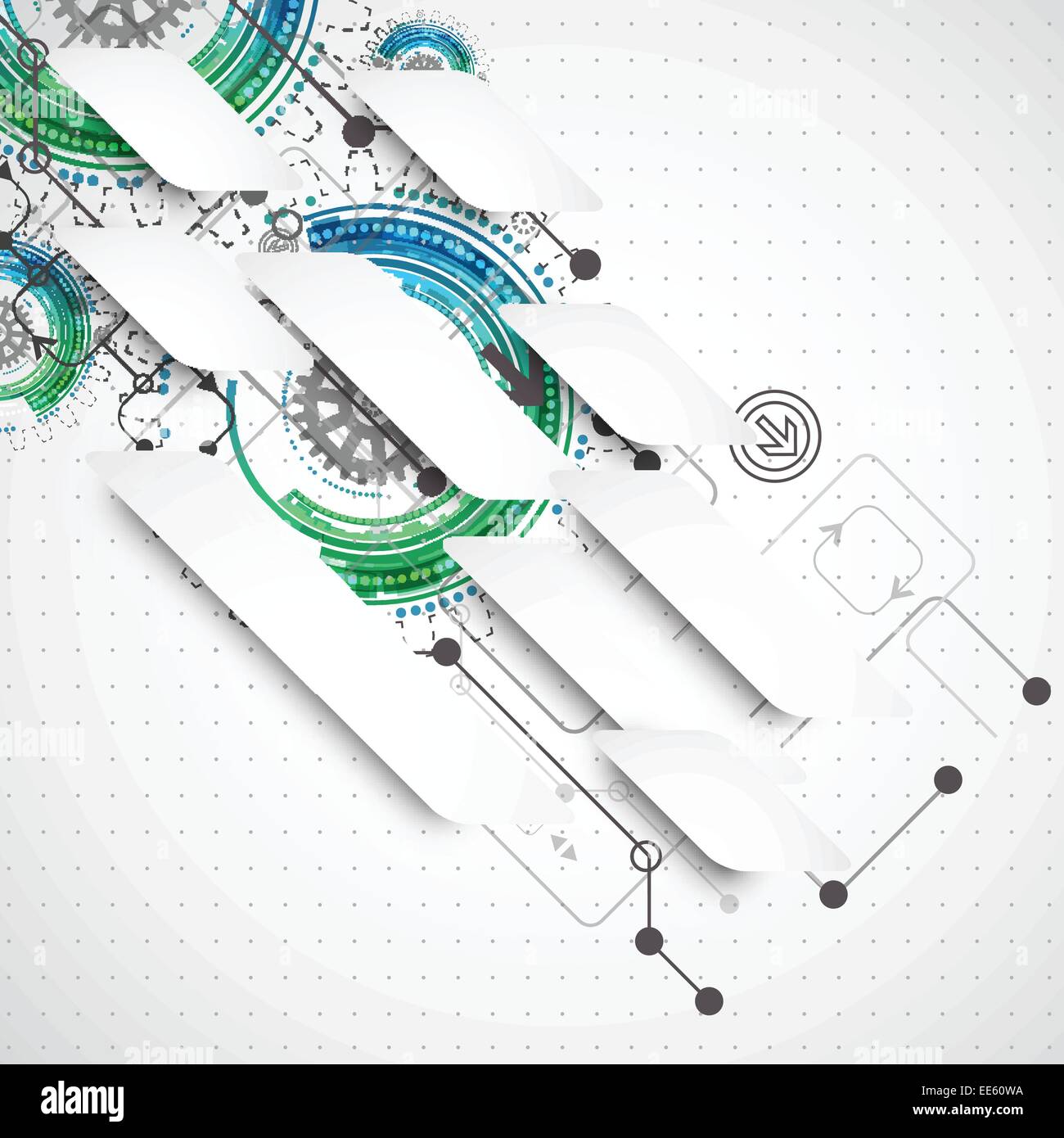 Abstract technological background. Vector illustration Stock Vector ...