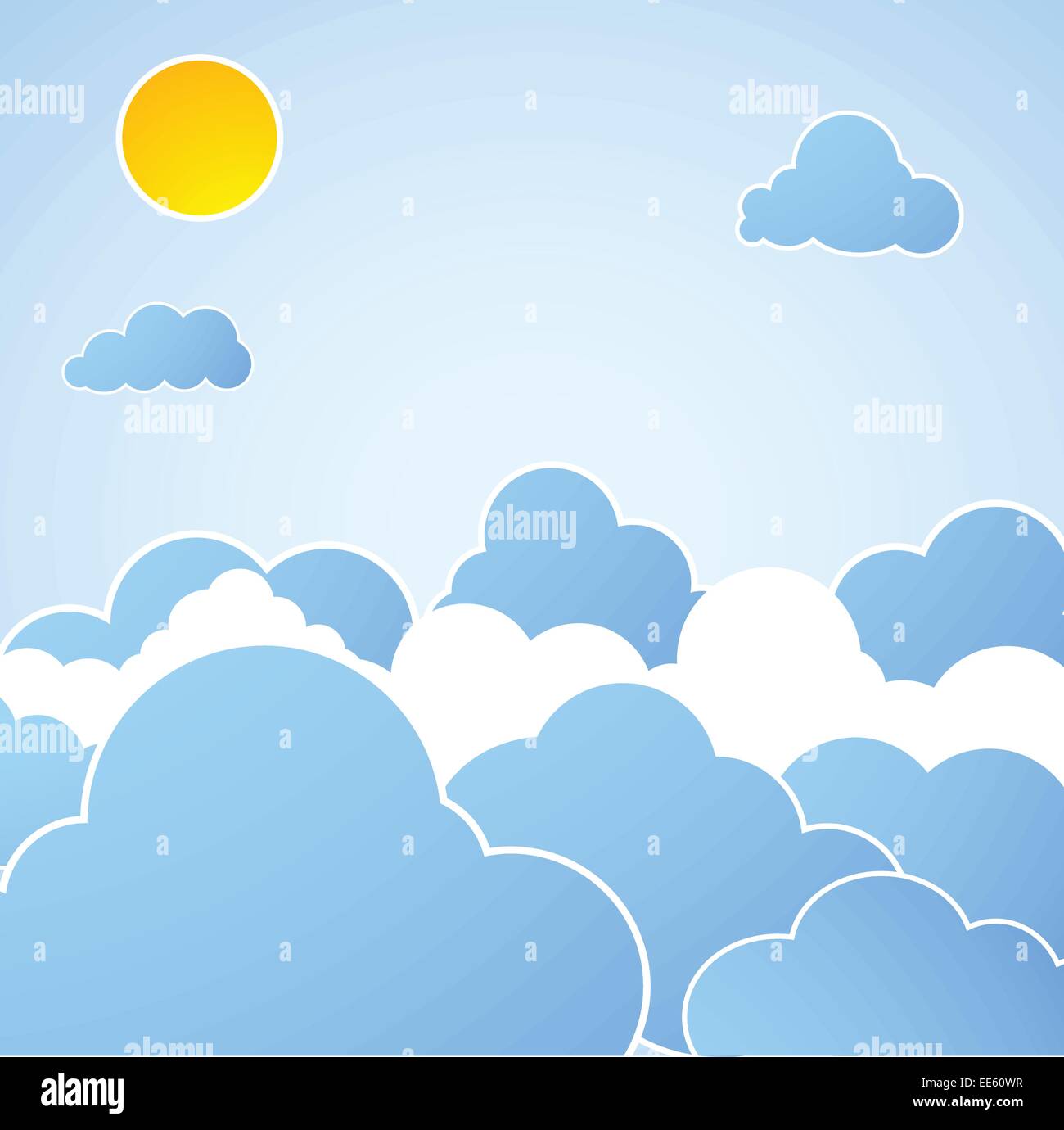 Good weather. Blue sky background Stock Vector Image & Art - Alamy