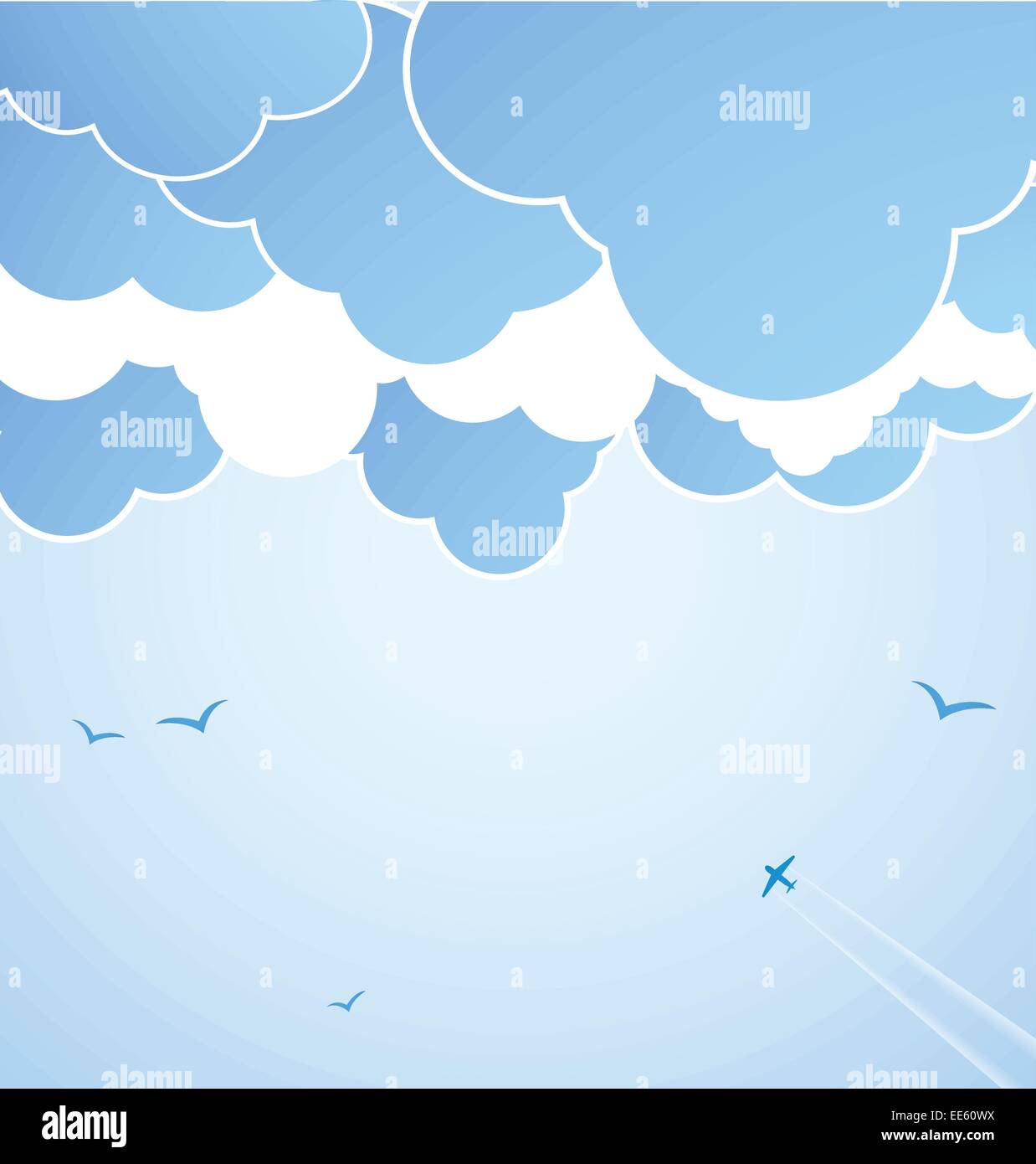 Good weather. Blue sky background Stock Vector Image & Art - Alamy