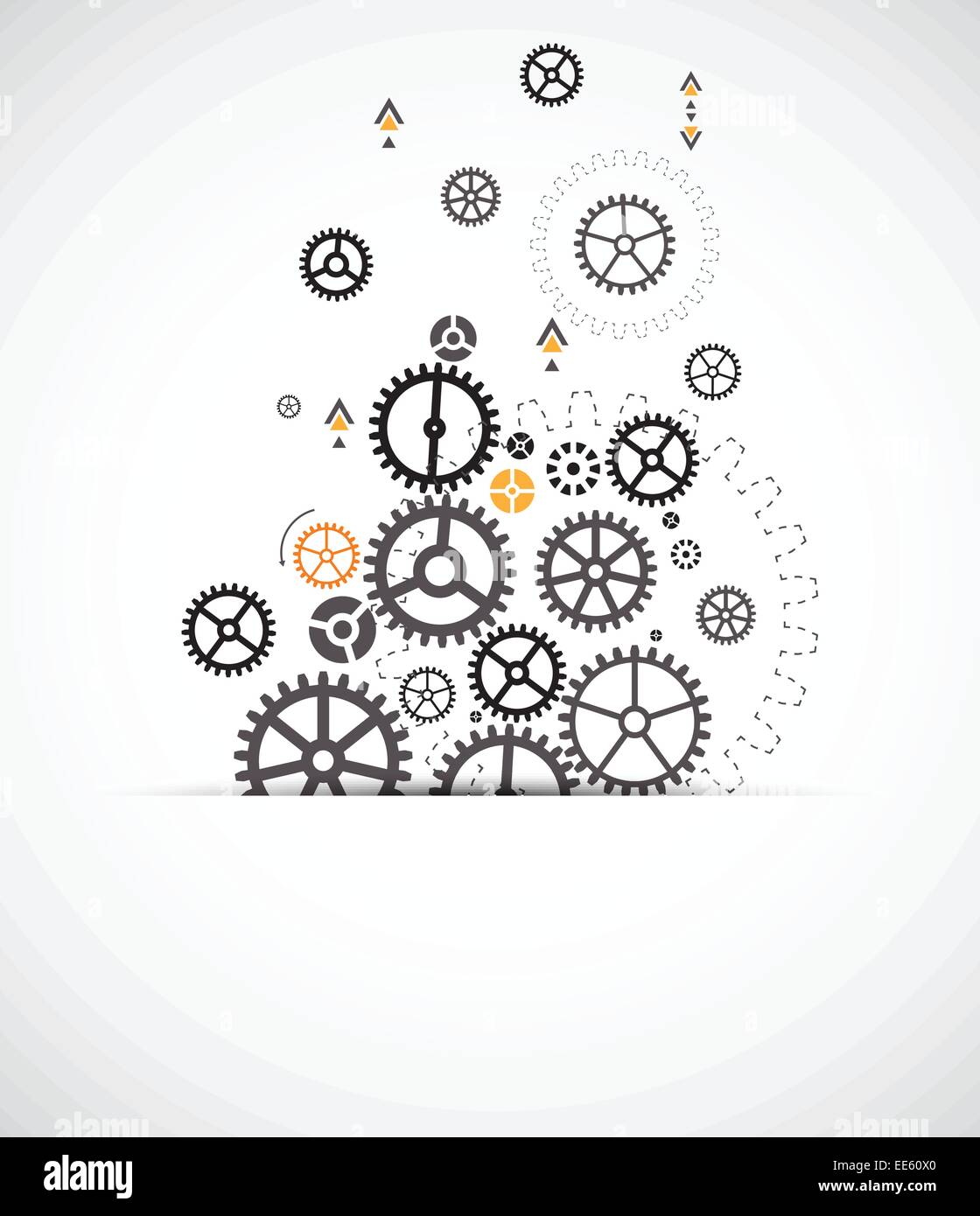 Abstract technology background. Cog wheel theme Stock Vector Image ...