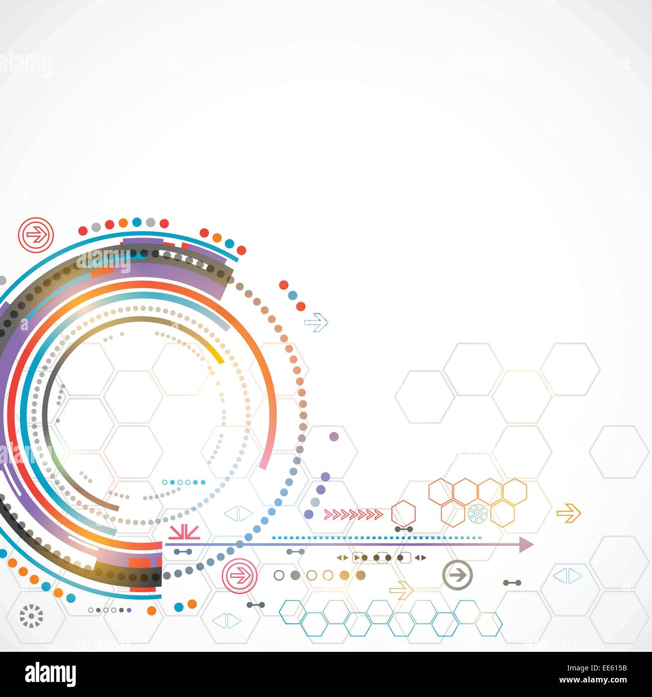 Abstract color technology background/computer technology business ...
