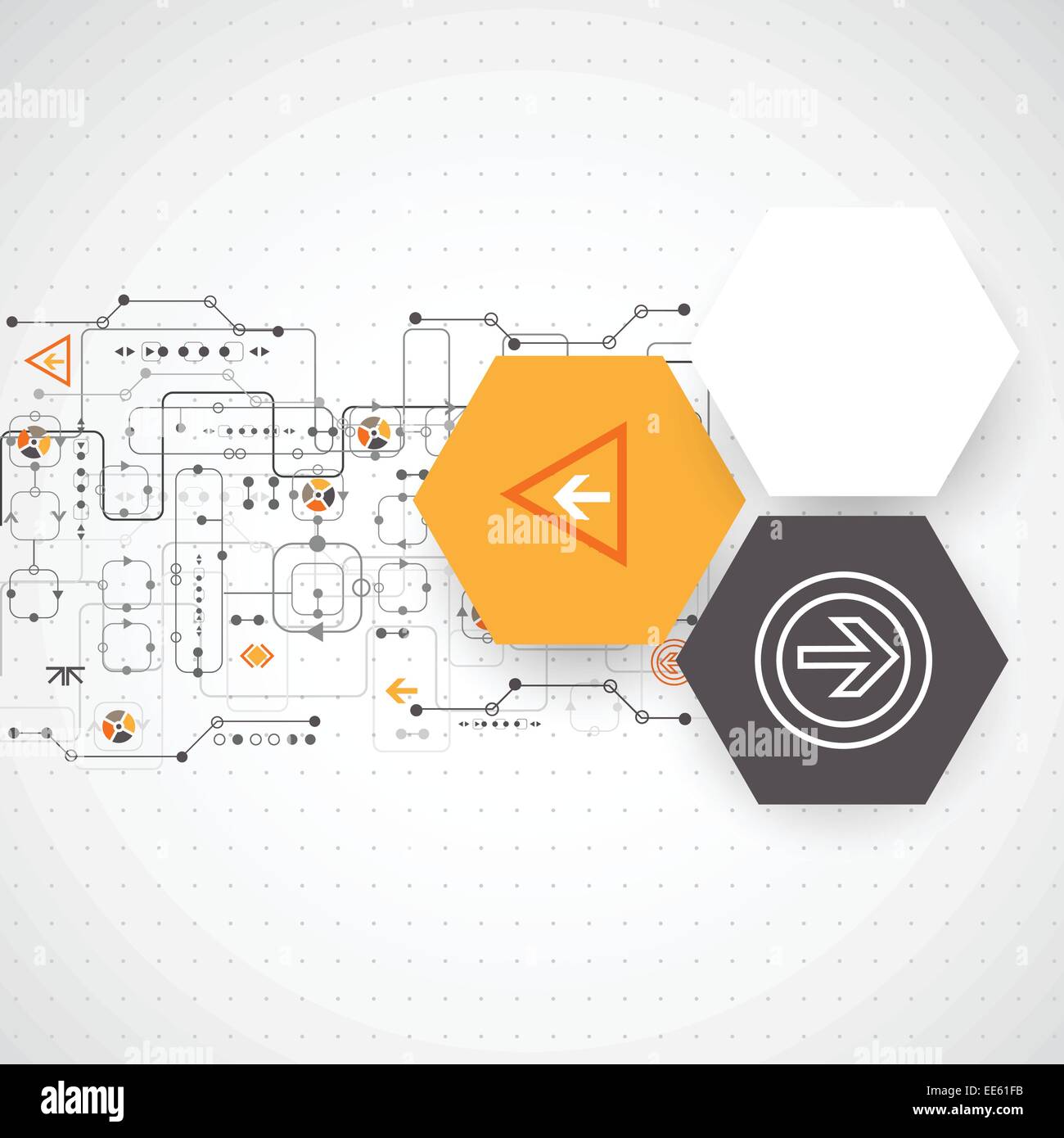 Abstract futuristic computer technology business background Stock ...