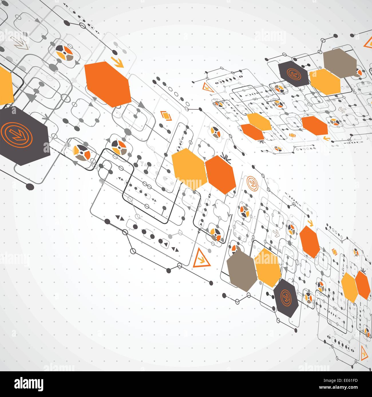 Abstract futuristic computer technology business background Stock ...