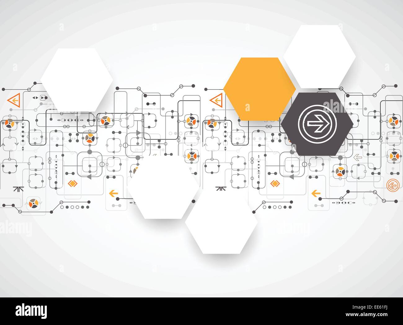 Abstract futuristic computer technology business background Stock ...