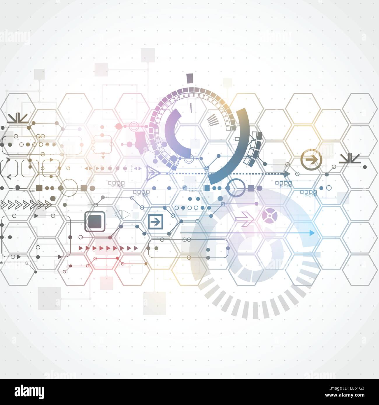 Abstract futuristic computer technology business background Stock ...