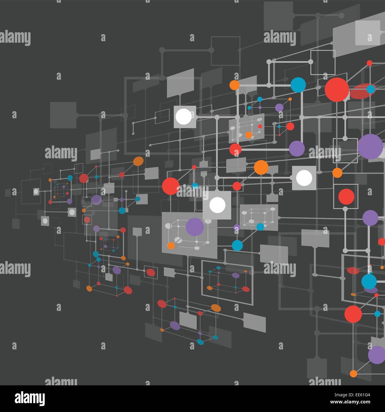 Abstract technology background/ Network concept Stock Vector Image ...