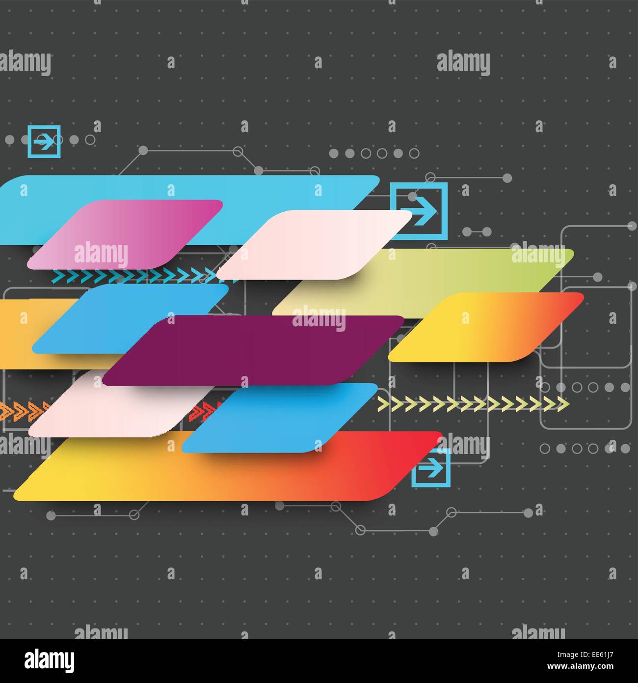 Abstract advertising contemporary multicolored Stock Vector Images - Alamy