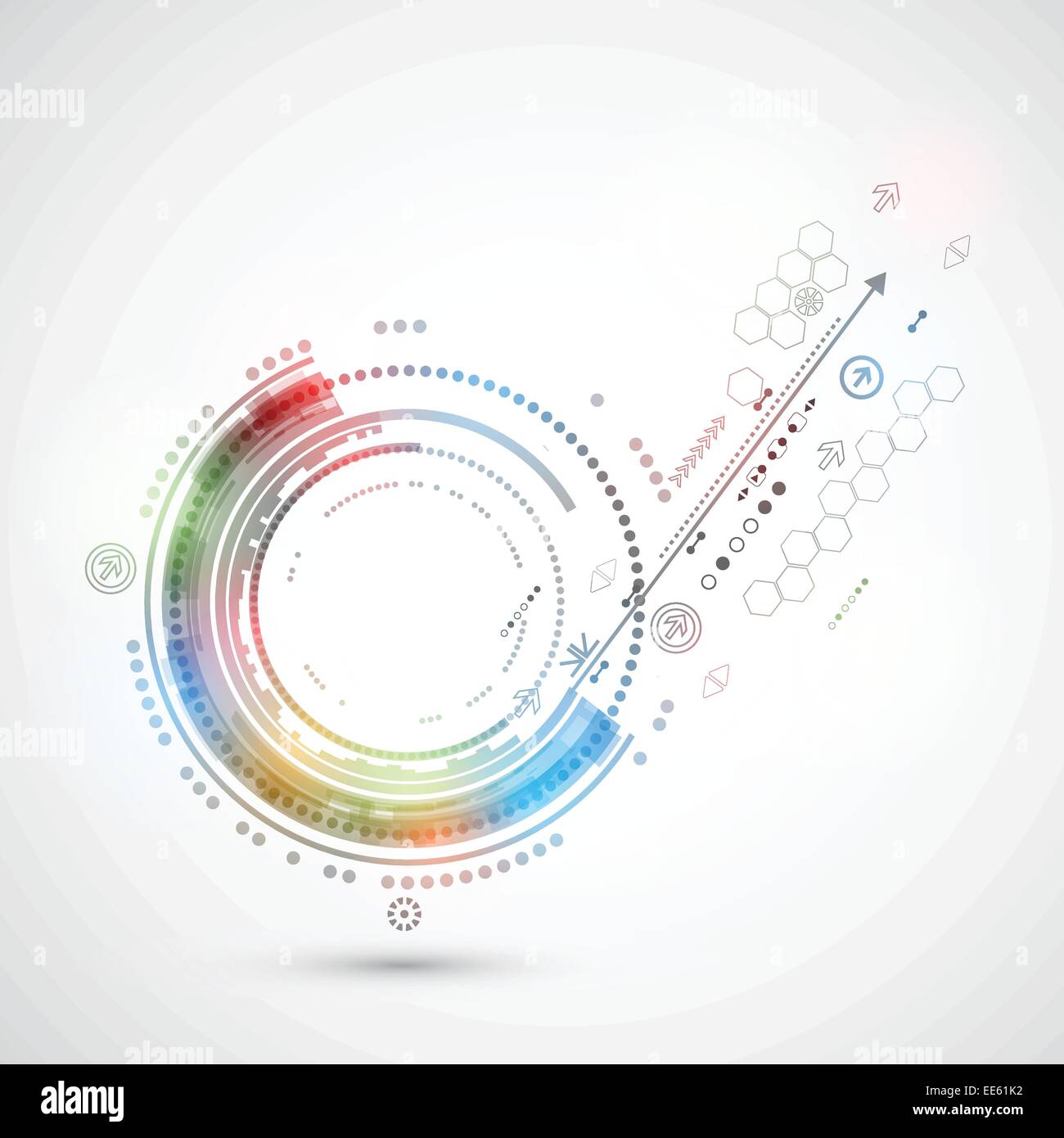 Abstract color technology background/computer technology business ...