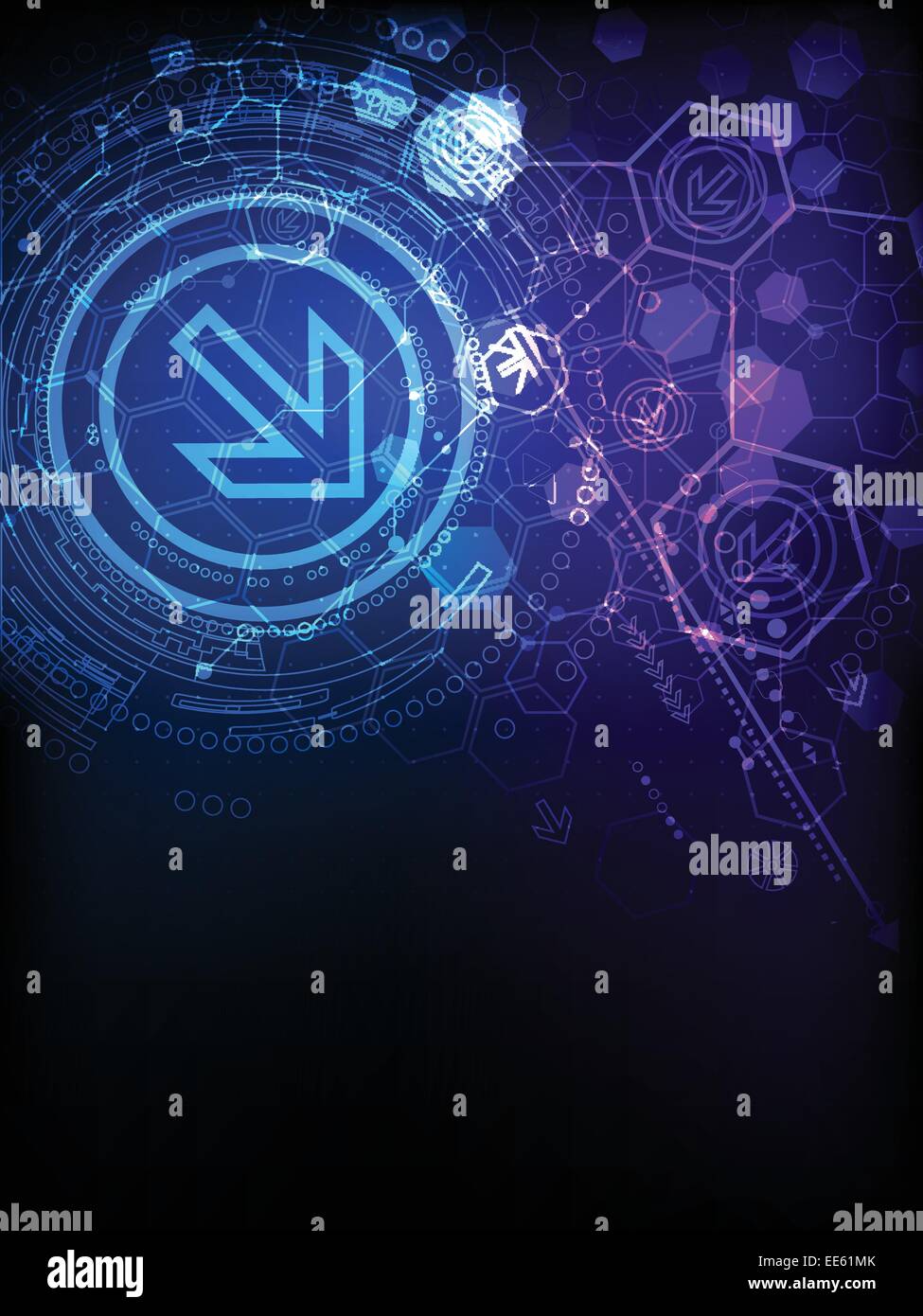 Network color technology communication background Stock Vector Image ...