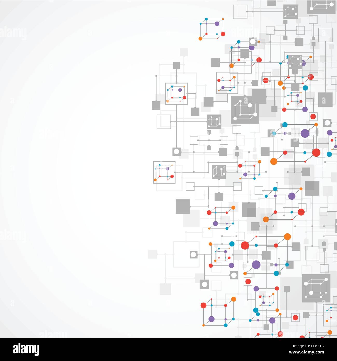 Network color technology communication background Stock Vector Image ...