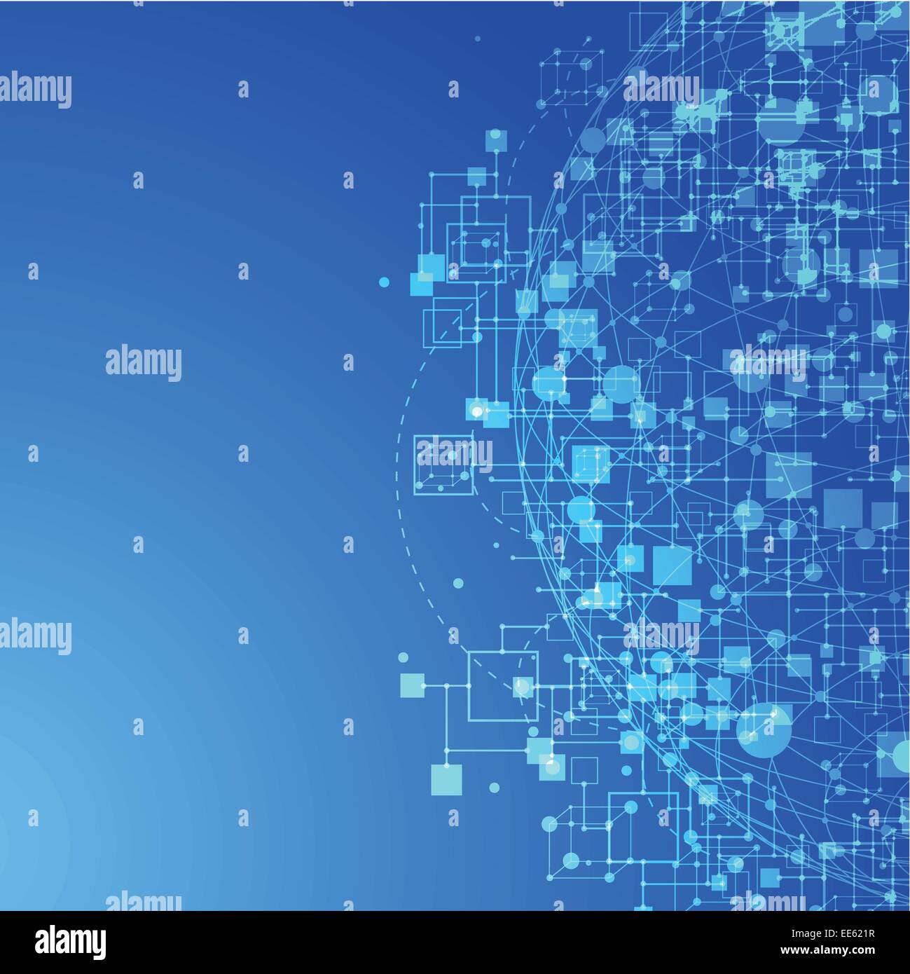 Blue technology background Stock Vector Image & Art - Alamy