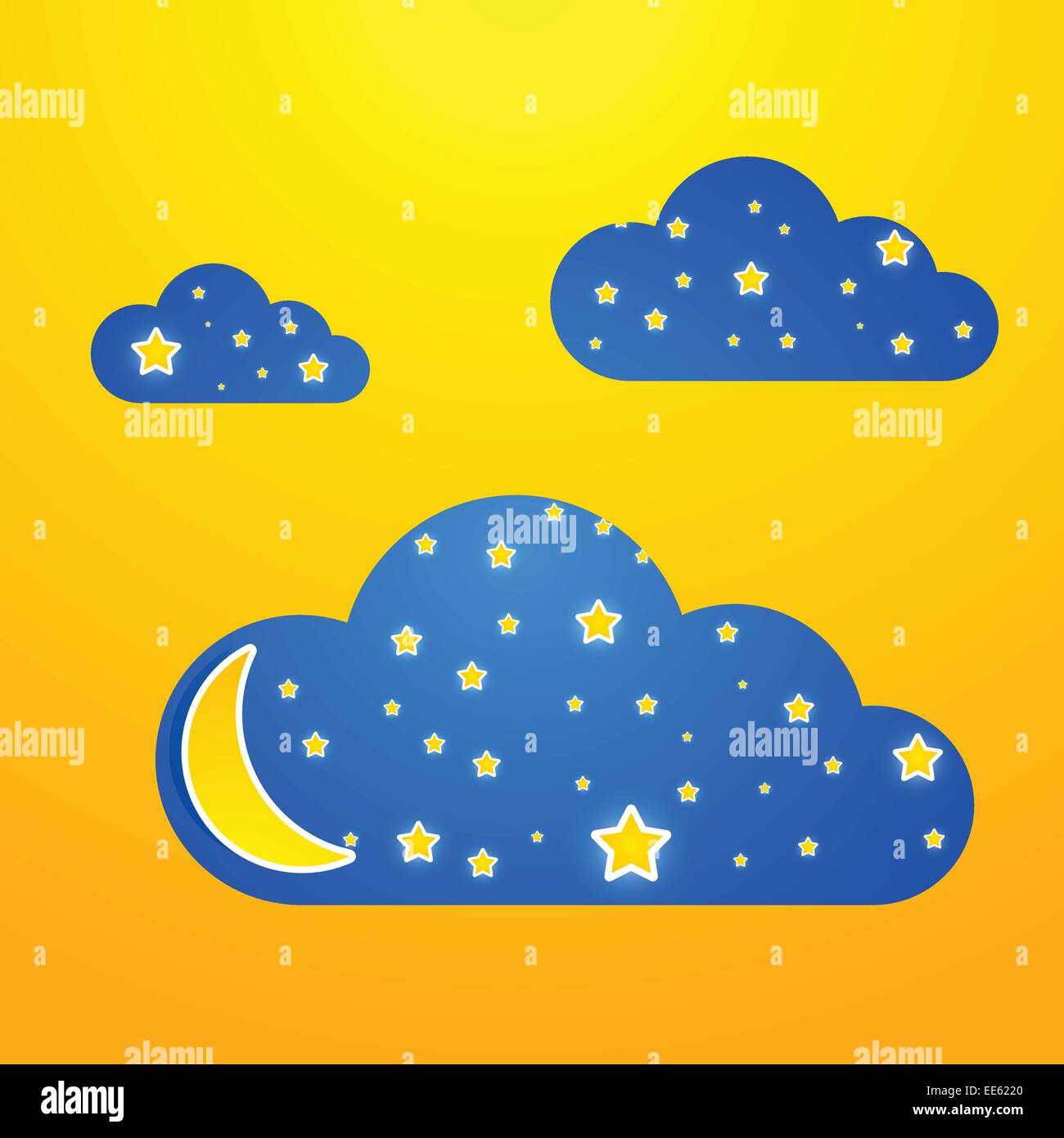 Night theme. Vector Stock Vector Image & Art - Alamy