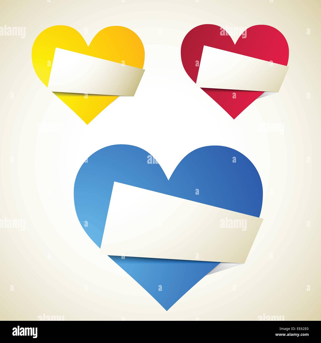 Origami heart. Vector Stock Vector Image & Art - Alamy