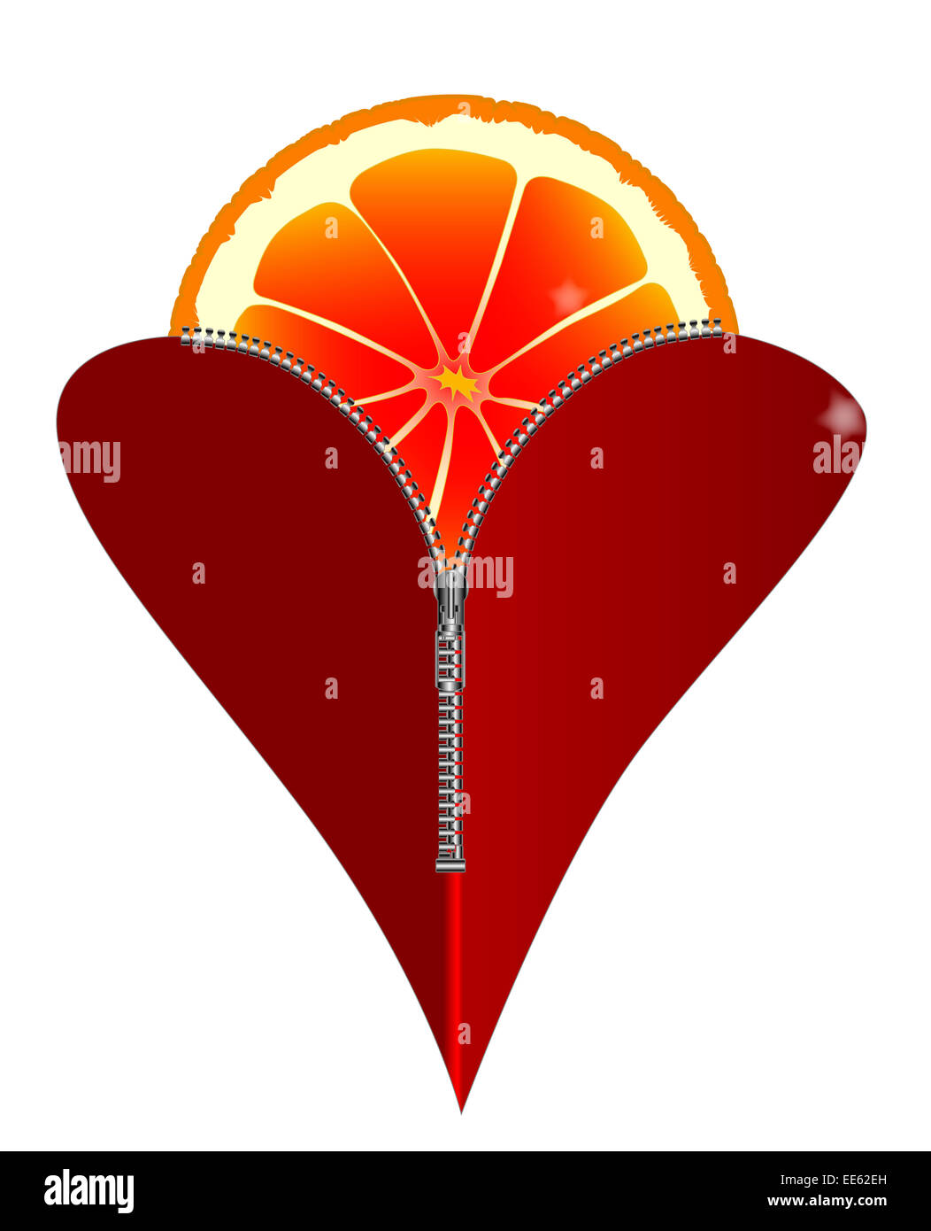 Unzipped fruit hi-res stock photography and images - Alamy