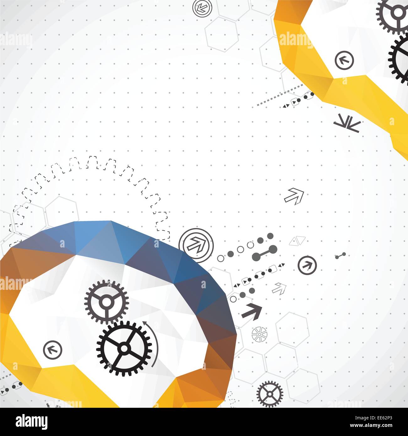 Abstract Technology Triangle Background Stock Vector Image & Art - Alamy