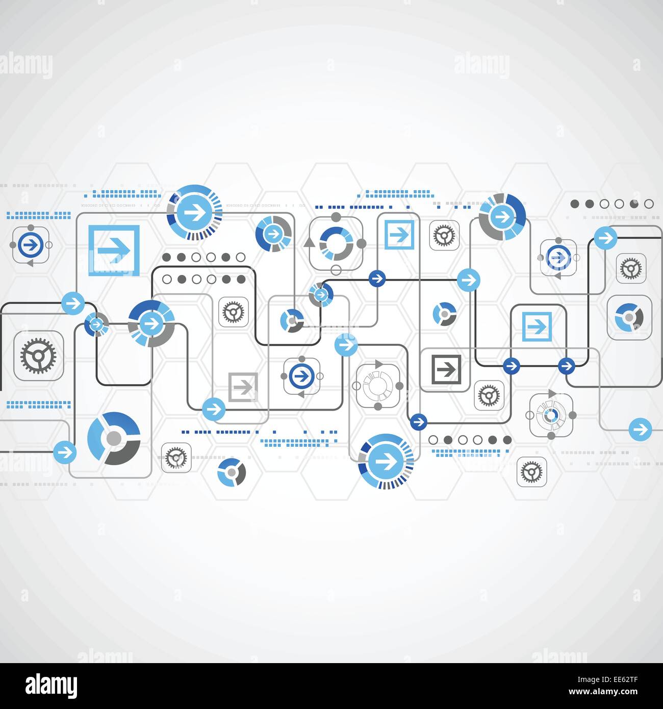 Abstract technology concept of business background. Vector Stock Vector ...