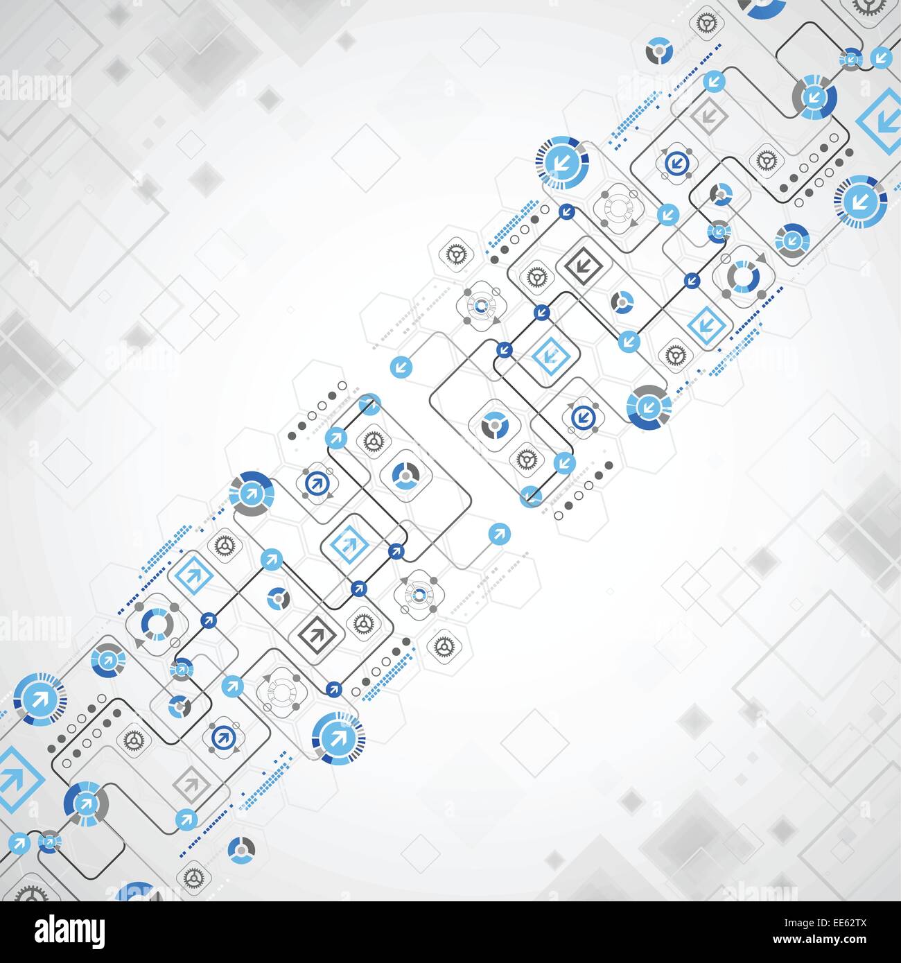 Abstract technology concept of business background. Vector Stock Vector ...