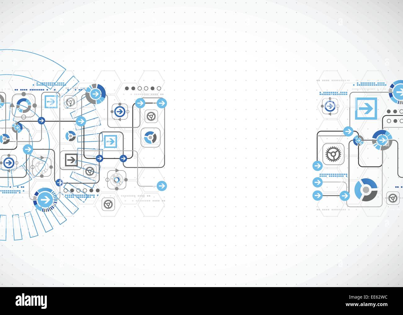 Abstract technology concept of business background. Vector Stock Vector ...