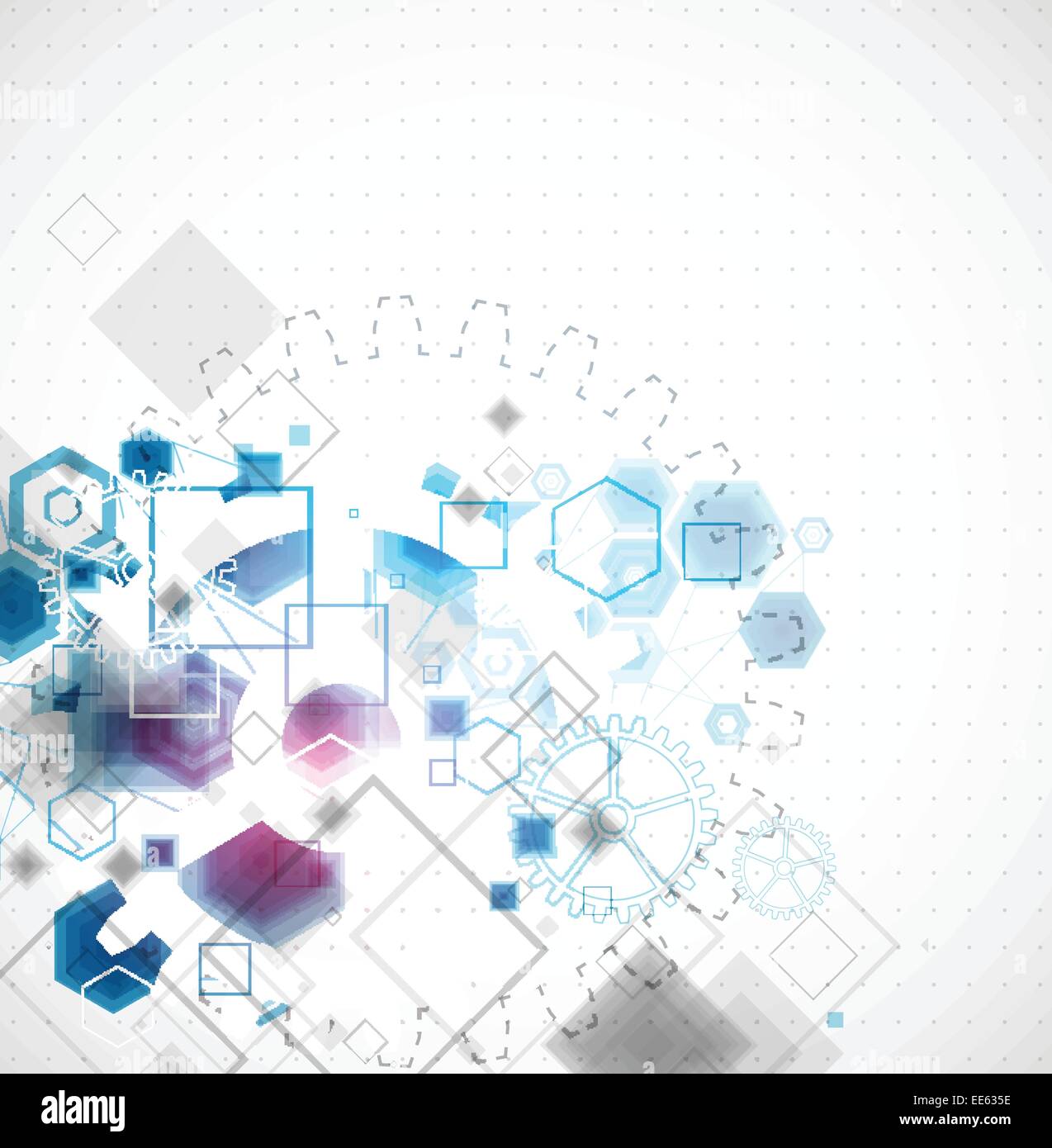 Abstract business background with technological elements Stock Vector ...