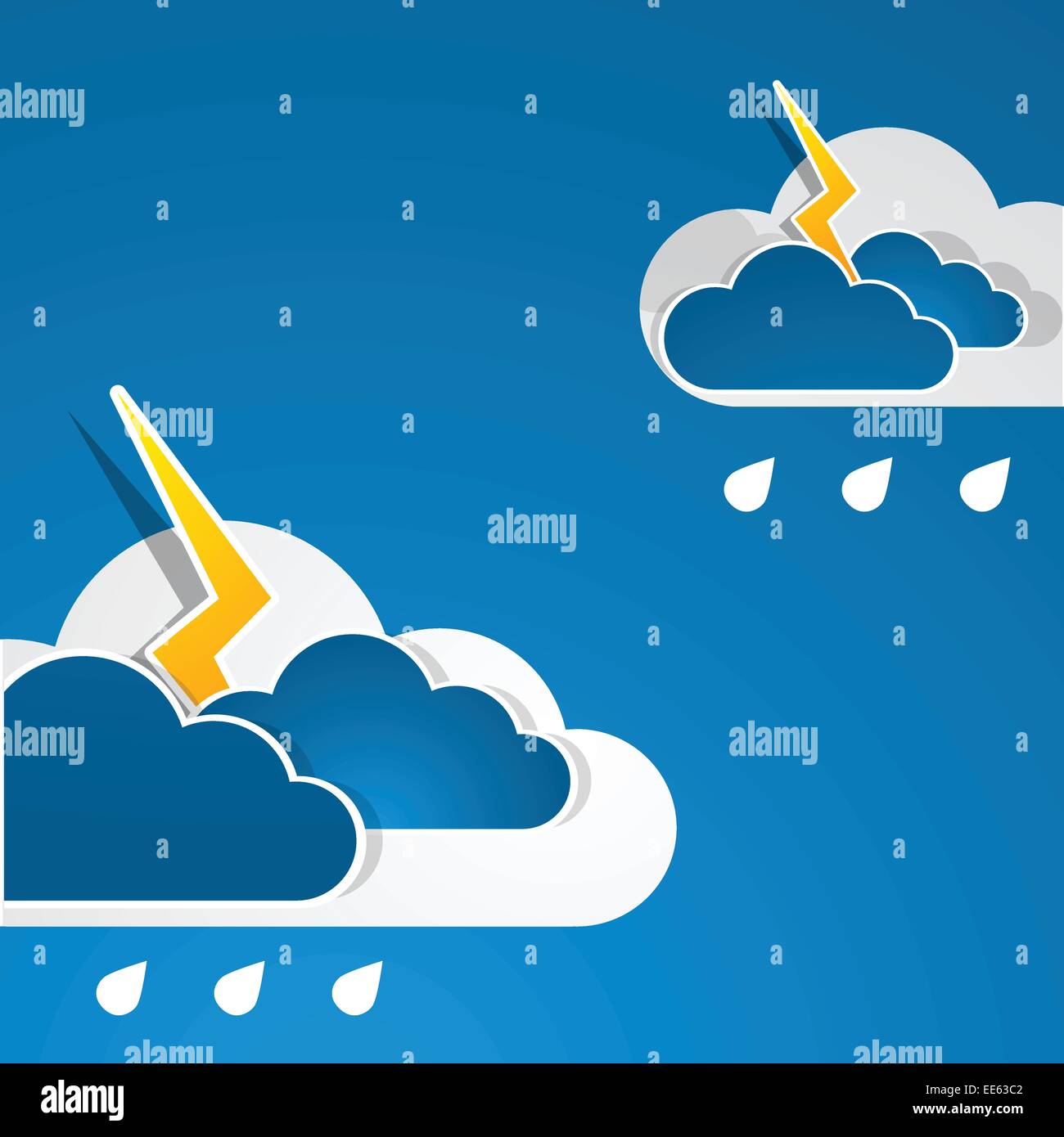 Weather in cloud. Vector Stock Vector Image & Art - Alamy