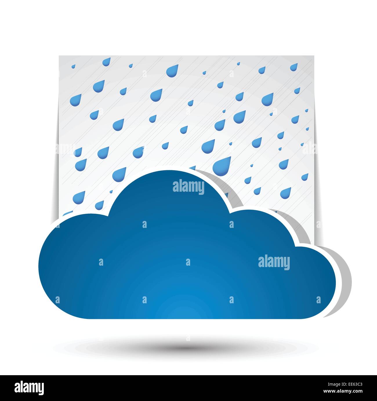 Weather in cloud. Vector Stock Vector Image & Art - Alamy