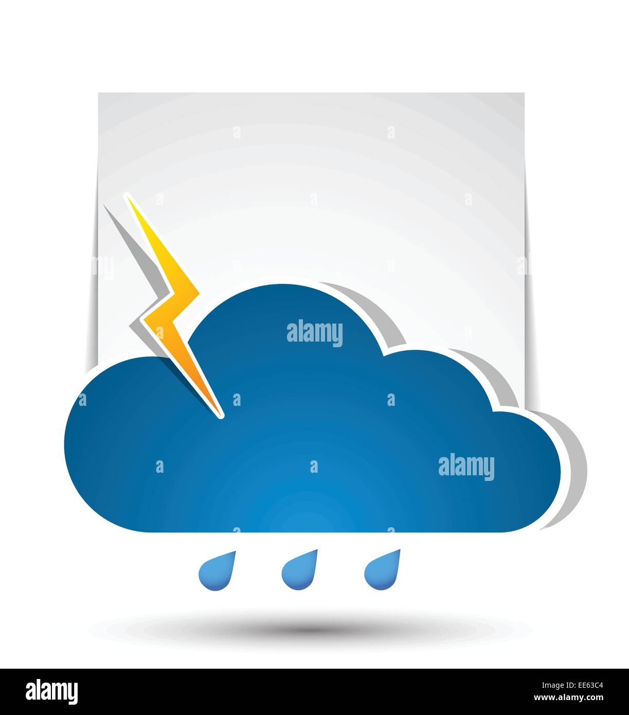 Weather in cloud. Vector Stock Vector Image & Art - Alamy