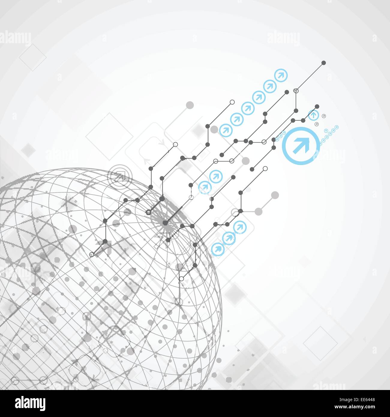 Abstract technology globe background Stock Vector Image & Art - Alamy