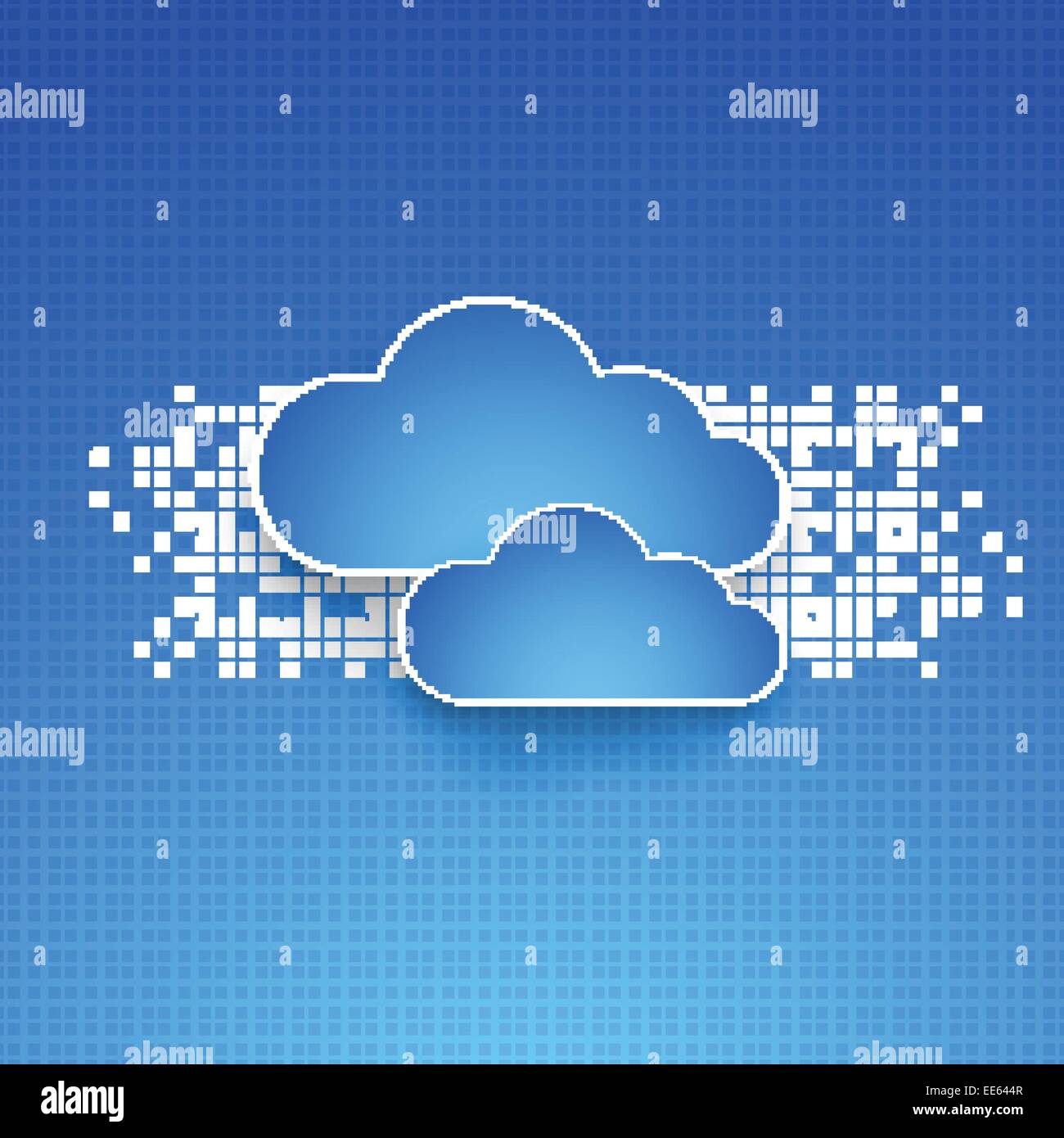 abstract technology cloud theme backgrounds. Vector illustration Stock ...