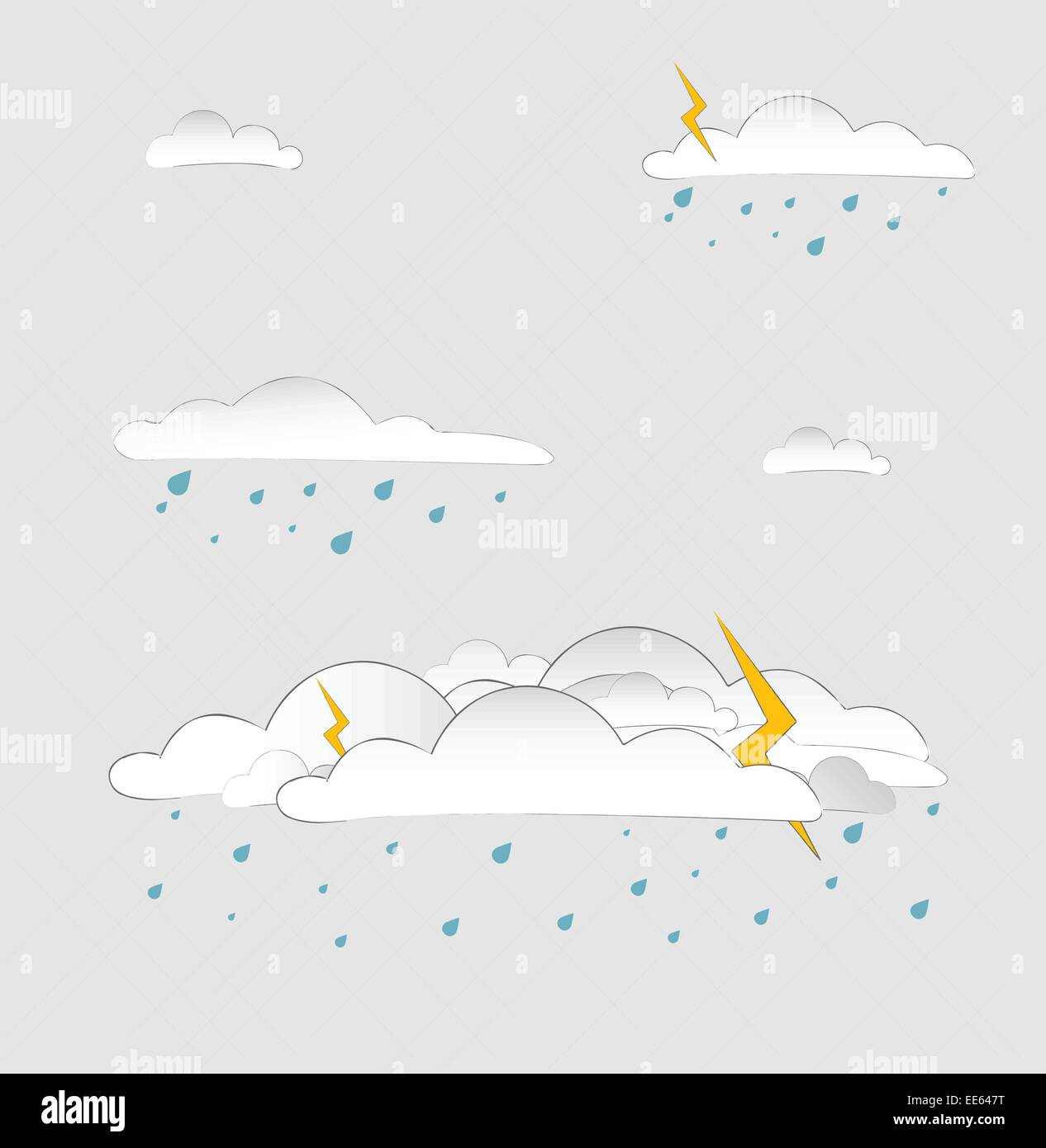 Bad weather vector vectors hi-res stock photography and images - Alamy