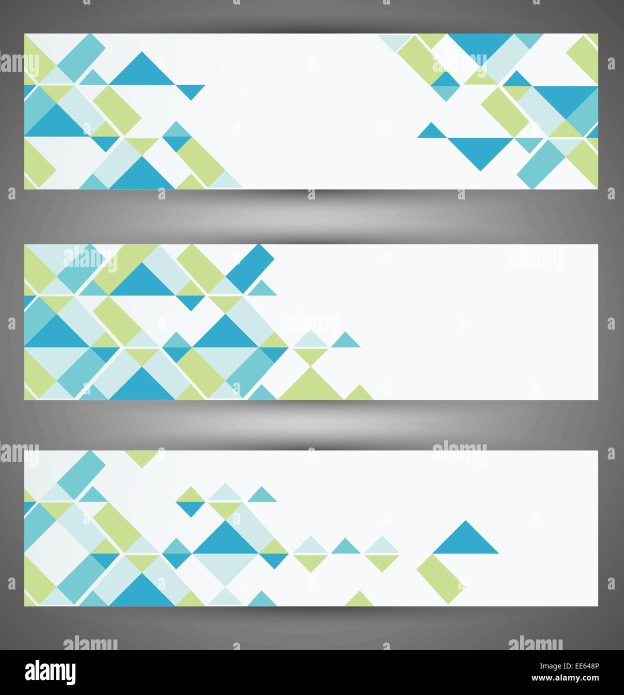 Colorful vector set web banners. Vector Stock Vector Image & Art - Alamy