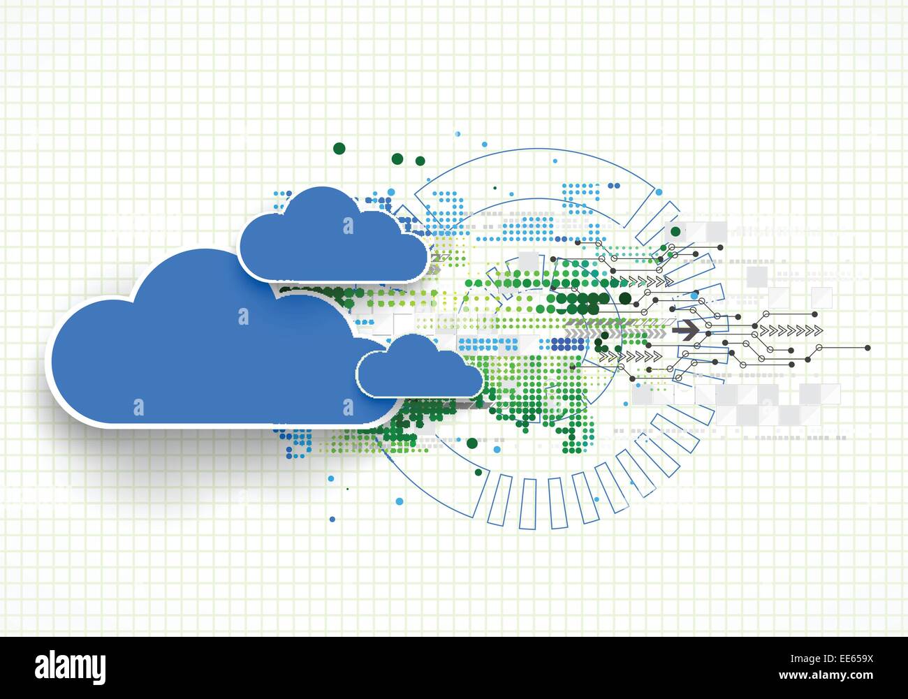 Web technology bussines abstract background. Vector Stock Vector Image ...