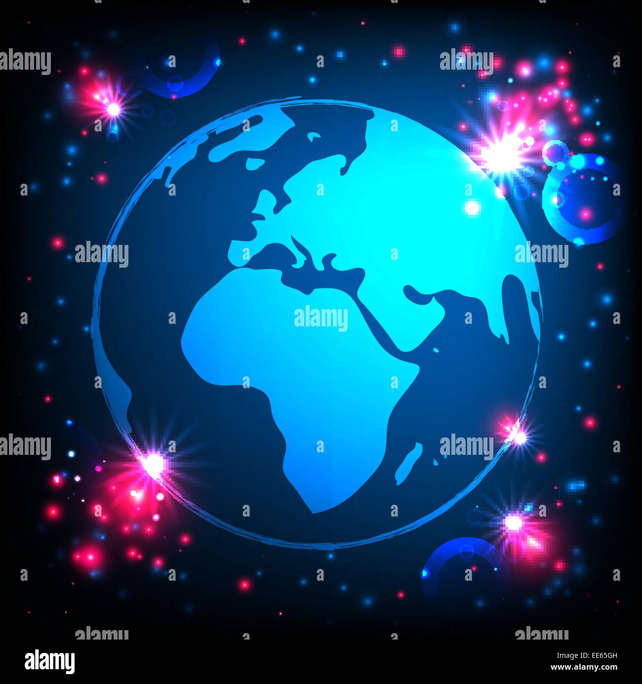 Abstract earth. Vector Stock Vector Image & Art - Alamy