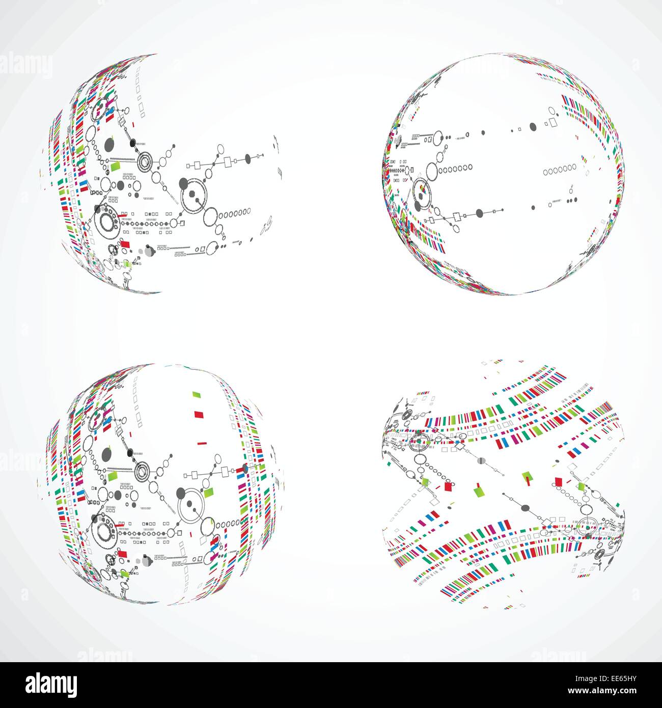 Printed sphere Stock Vector Images - Alamy