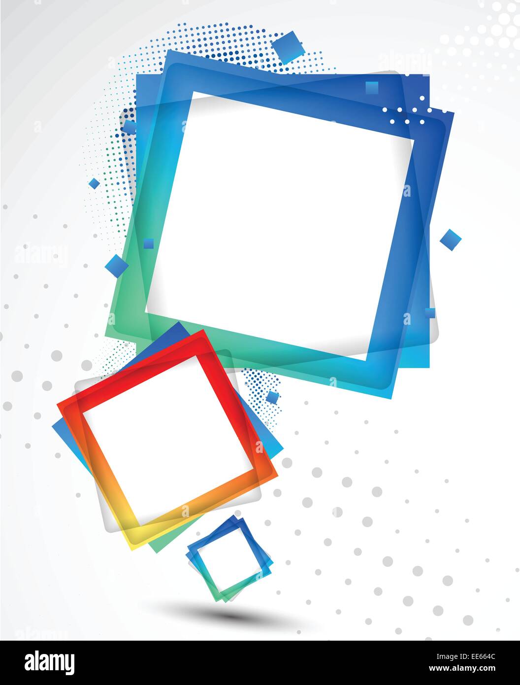 Colorful Square blank background Stock Vector Image & Art - Alamy