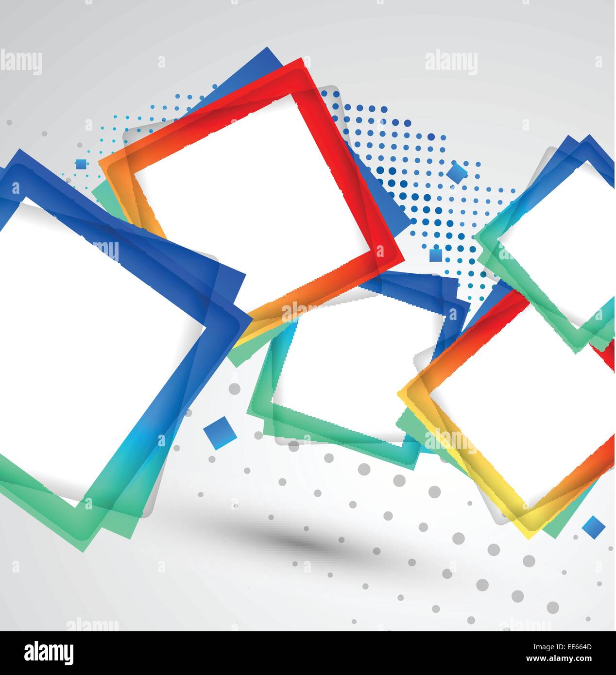Colorful Square blank background Stock Vector Image & Art - Alamy